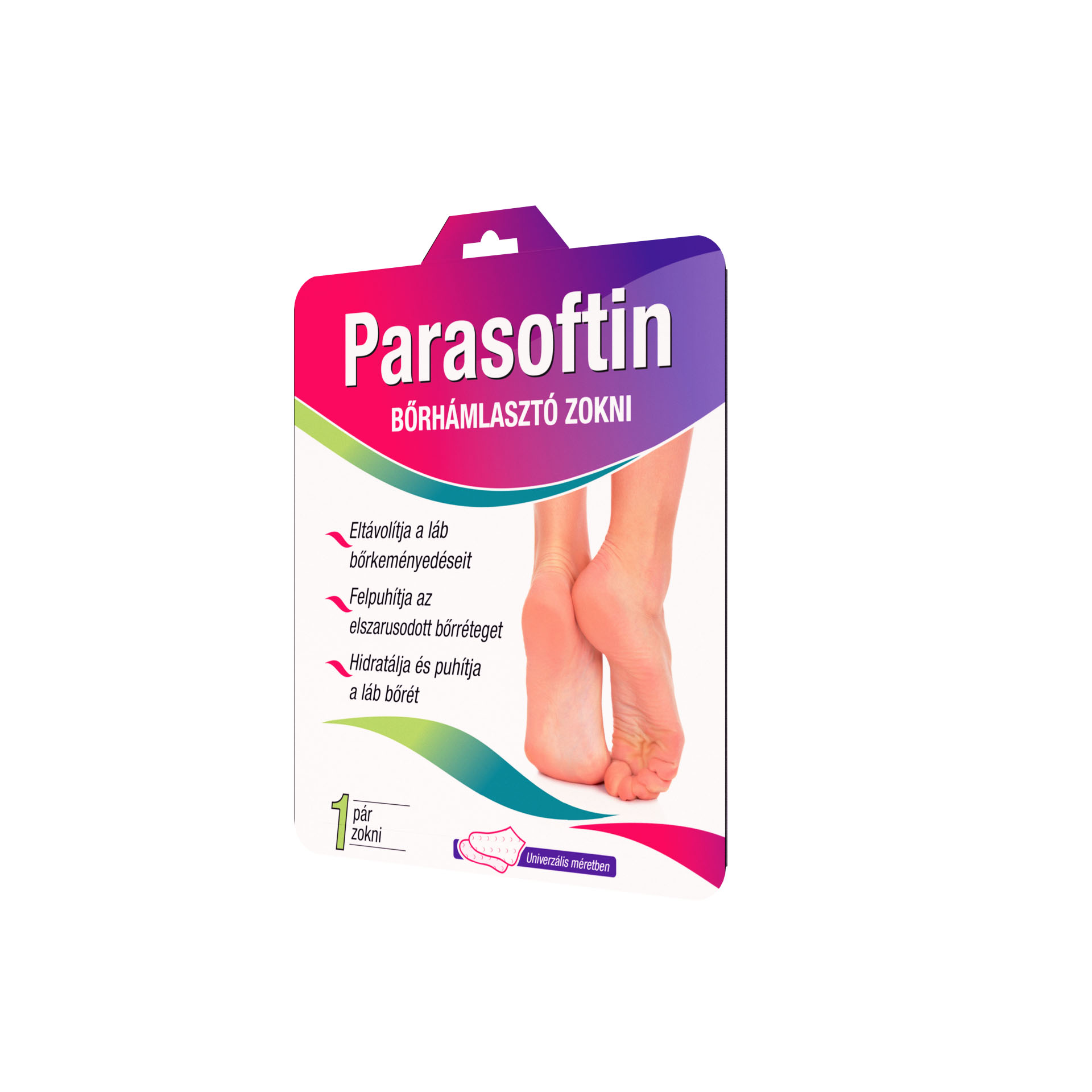 Parasoftin bőrhámlasztó zokni pár | Pharmy Online Patika