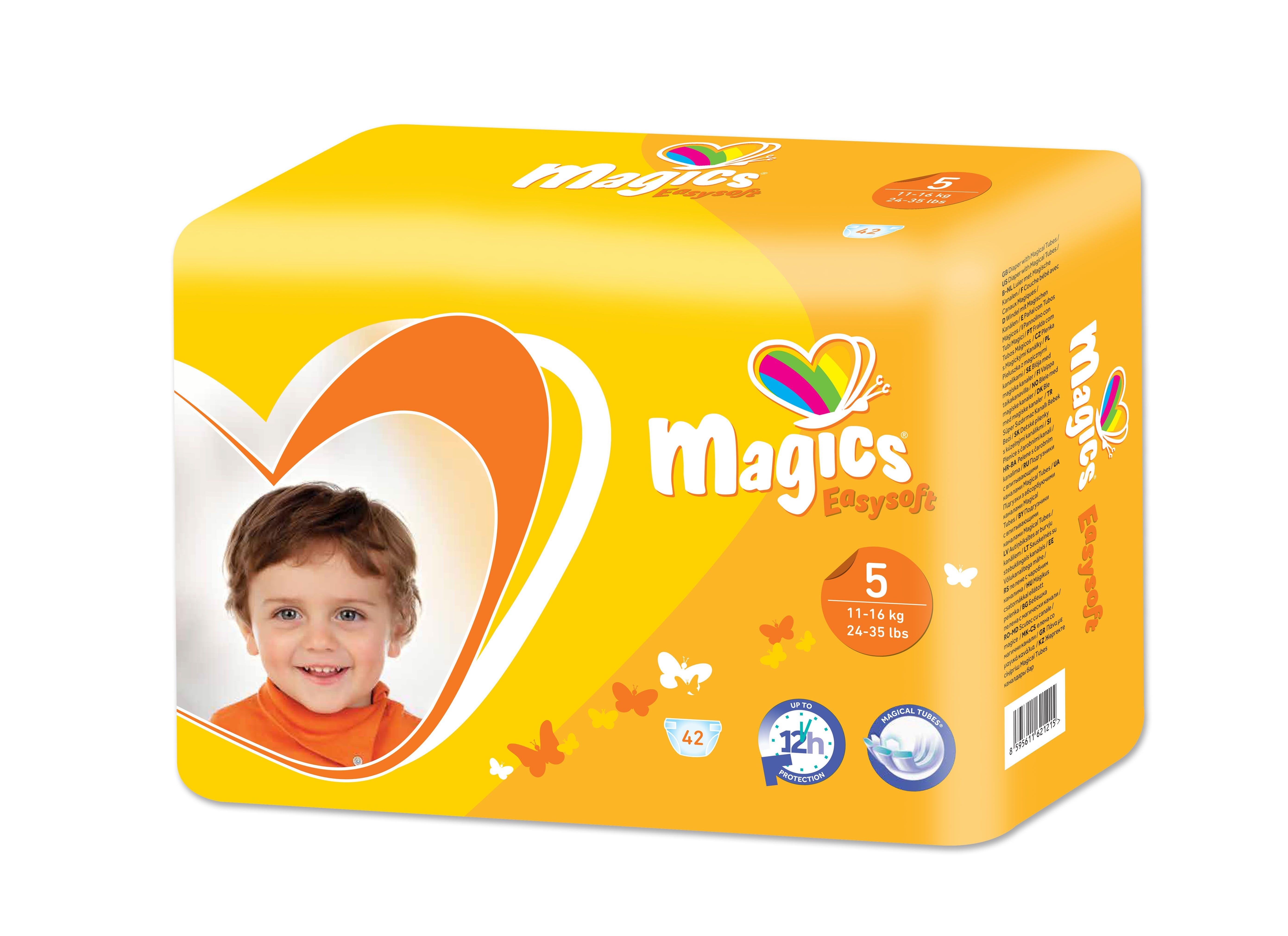 Magics Easysoft Junior 5 (11-16kg) 1100ml 42x | Pharmy Online Patika