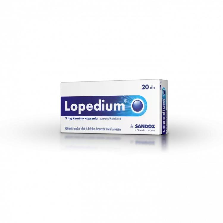 Lopedium 2 mg kemény kapszula 20x | Pharmy Online Patika